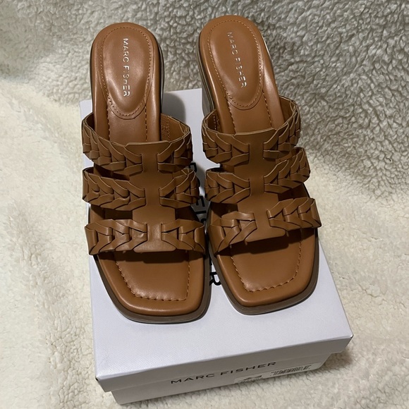 Marc Fisher | Shoes | Marc Fisher Matina Sandals Size 9 New In Box ...